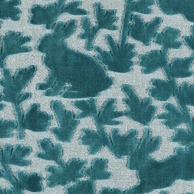 Luv Bunny Azure Fabric – Shop Designer Fabrics